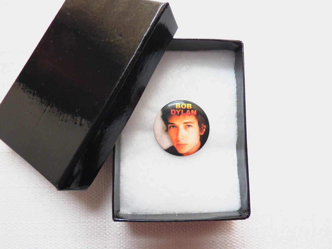 Vintage 80s Bob Dylan Pin / Button / Badge | Etsy