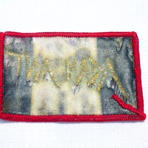 Vintage 80s Adam Ant Glittery Gold Letters Embroidered Sew on Patch - Etsy