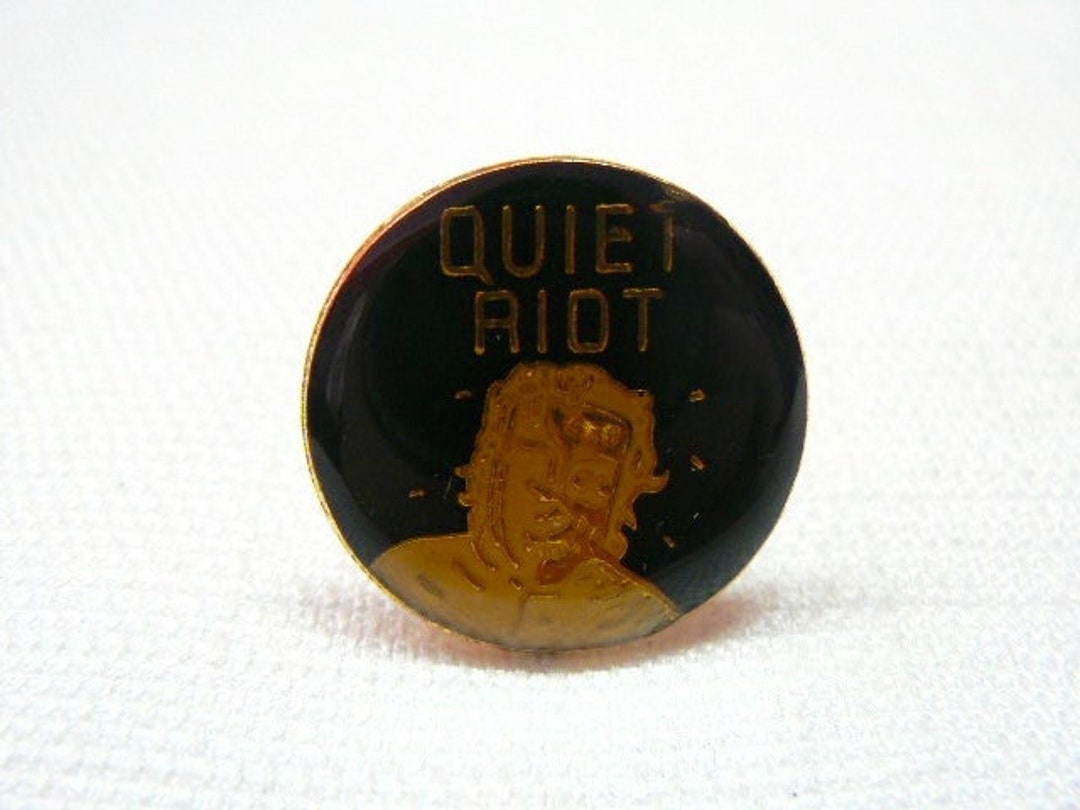 Vintage Early 80s Quiet Riot / Metal Health Album / Enamel Pin / Button ...