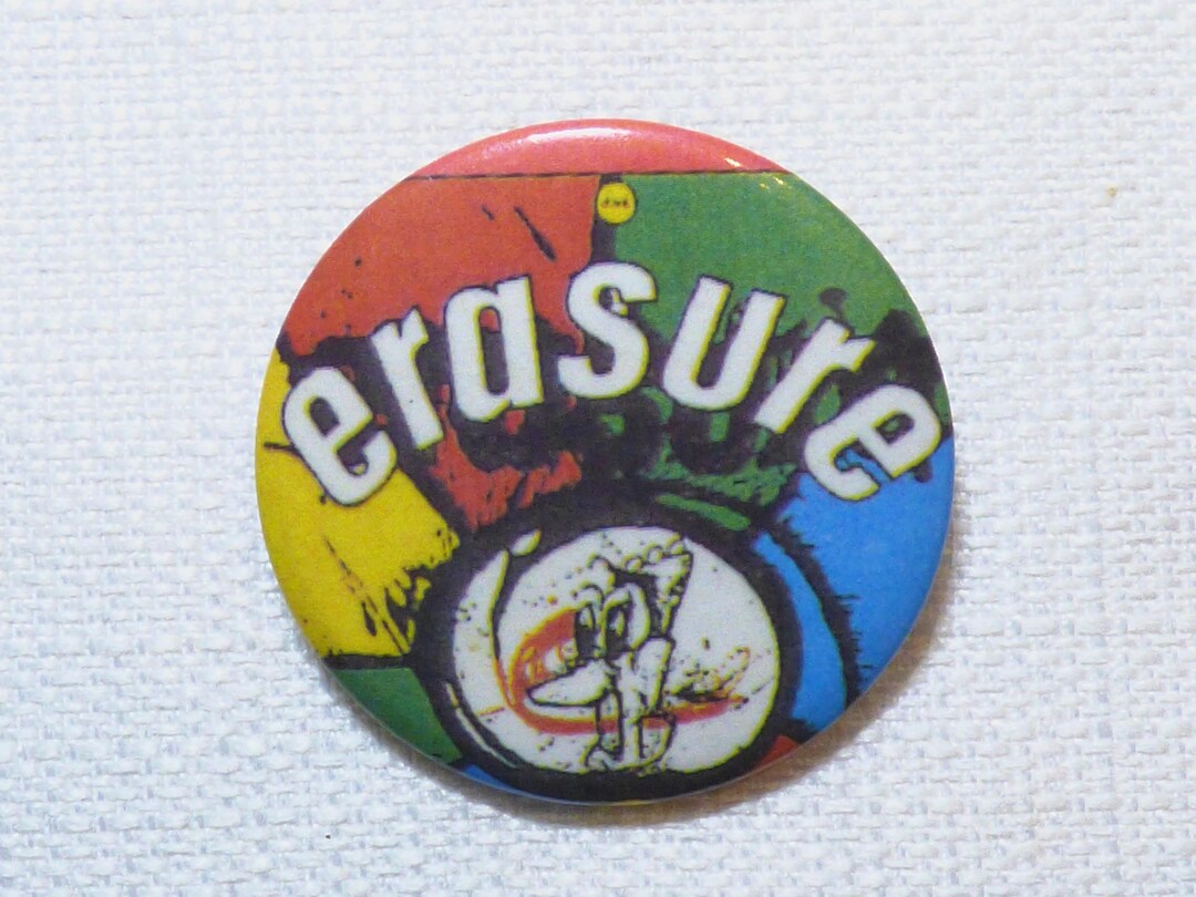 Vintage 80s - Erasure - the Circus Album (1987) - Pin / Button / Badge ...