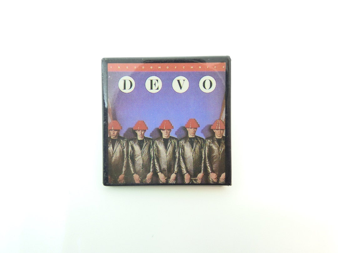 Vintage 80s Devo - Freedom of Choice Album (1980) Pin / Button / Badge ...