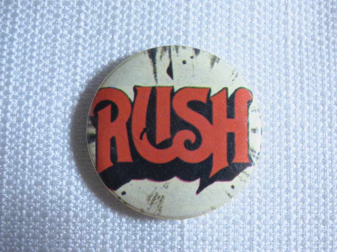 Vintage Early 80s (1980) Rush 1974 Self-titled Debut Album Pin / Button ...