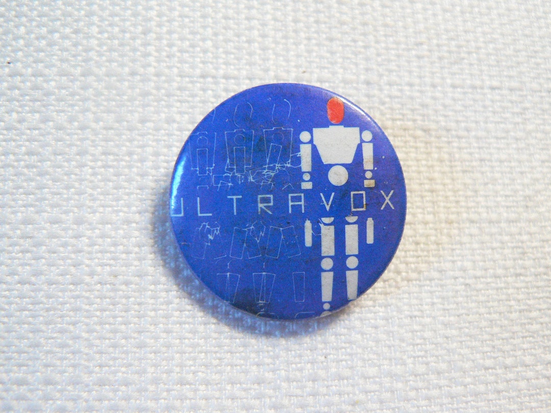 Vintage Late 70s Ultravox - Pin / Button / Badge - Etsy