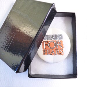 Vintage 80s Tears for Fears Logo - Pin / Button / Badge - Etsy