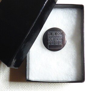 Vintage 80s REM Work Tour 1987 Document Album Pin / Button / Badge - Etsy