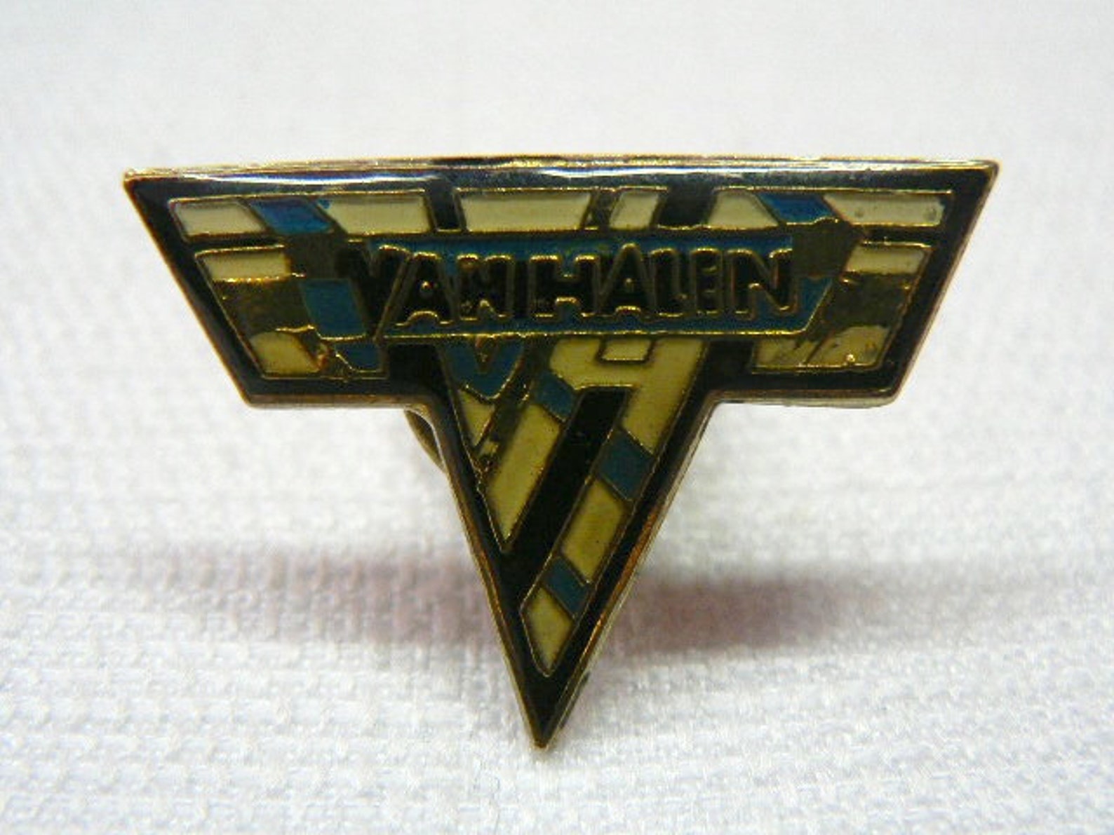 Vintage Early 80s Van Halen Logo Enamel Pin / Button / Badge - Etsy