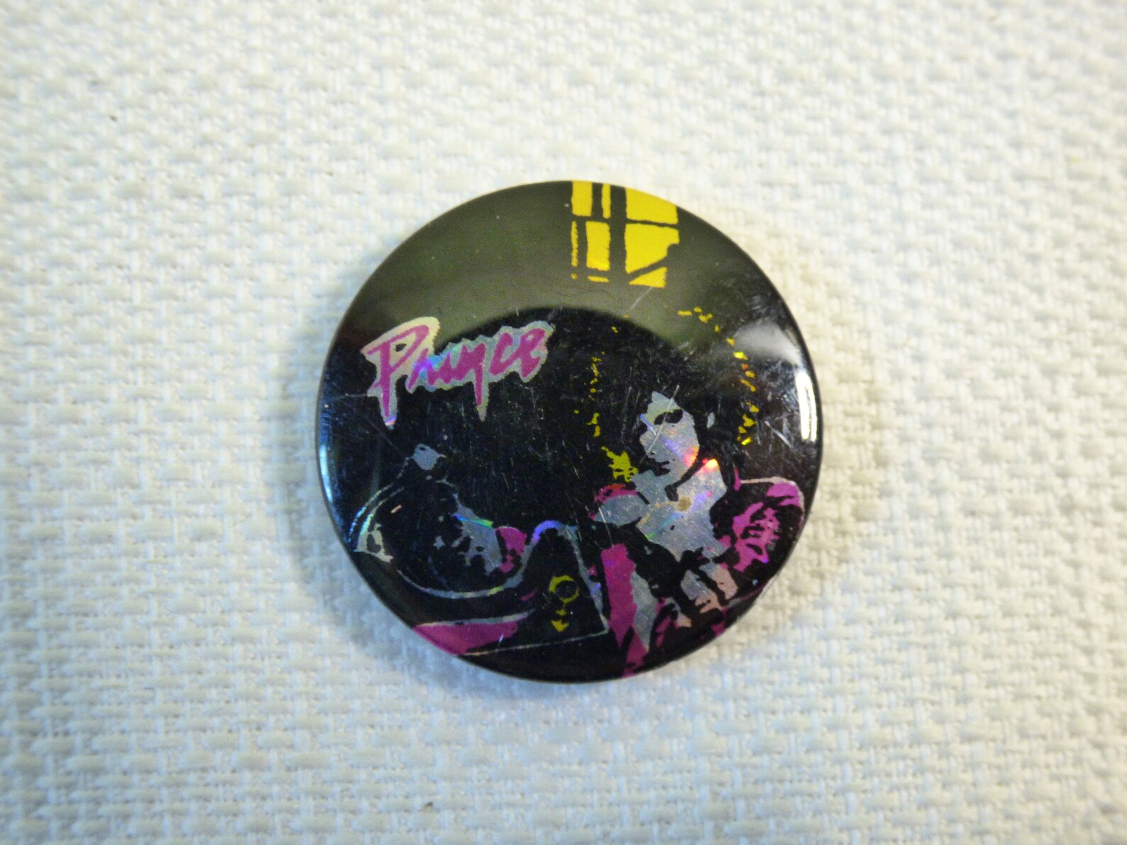 Vintage 80s Prince - Purple Rain - Prism Style Pin / Button / Badge - Etsy