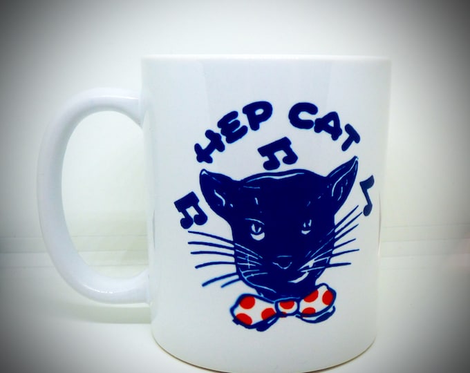 Vintage 1940s Inspired Hep Cat / Music / Bow Tie / Beatnik / Jazz ...