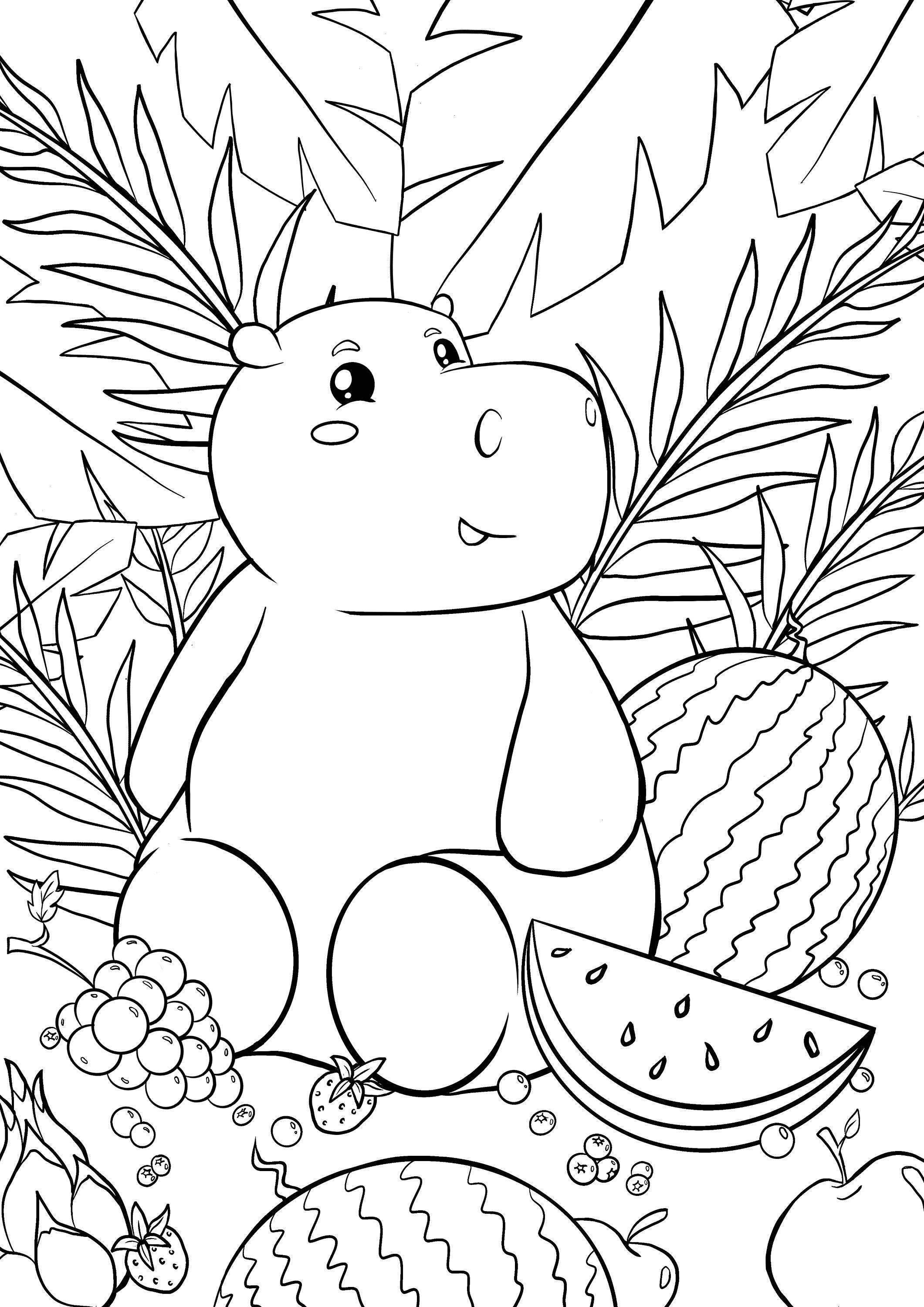 24 Cute Colouring Pages | Jungle Animals | for Kids and Adults ...