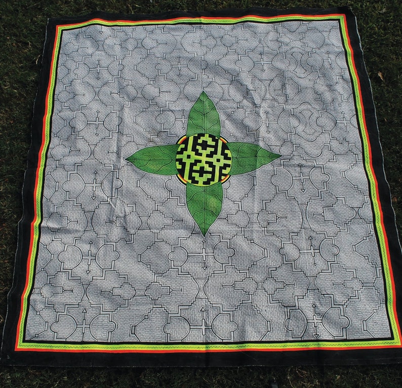 Jungle Art By The Shipibo People Of The Amazon Peru Etsy