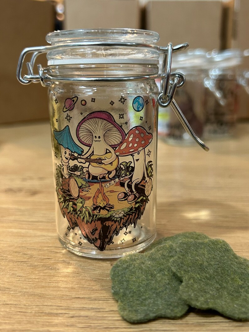 Weed Jars Stash Jar Cannabis Jars Mushroom Jars Stoner - Etsy