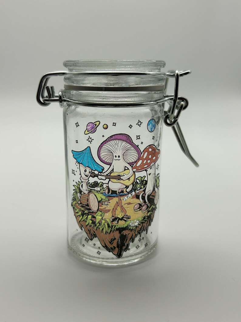 Weed Jars Stash Jar Cannabis Jars Mushroom Jars Stoner - Etsy