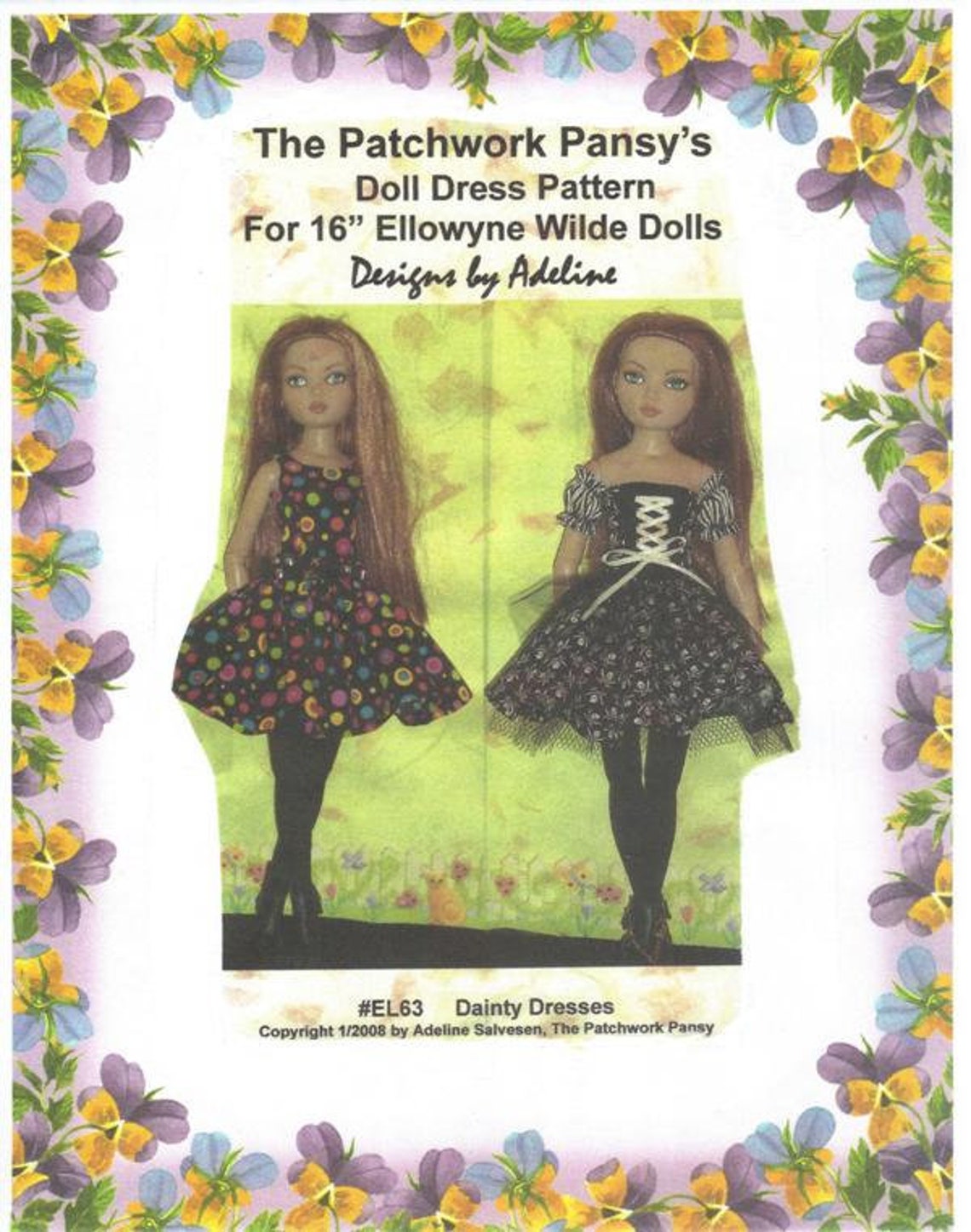 16 Ball Joint Doll Msd Bjd Ellowyne Wilde Fashion Doll Dress Thigh ...