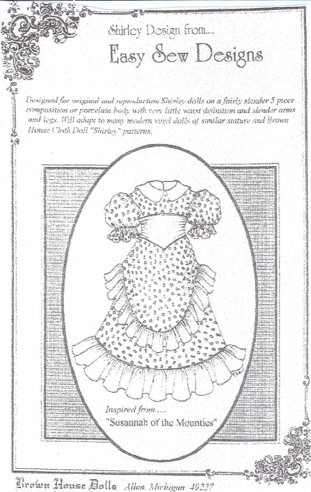 Ball Joint Fashion Doll Dress Sewing PATTERN 15' to 16" MSD BJD #221 - Etsy