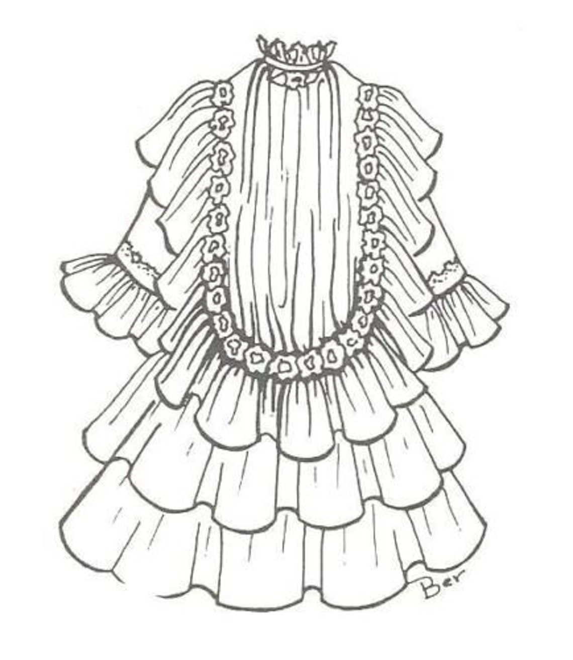 23 24-inch DOLL DRESS PATTERN Vintage Look 647 - Etsy