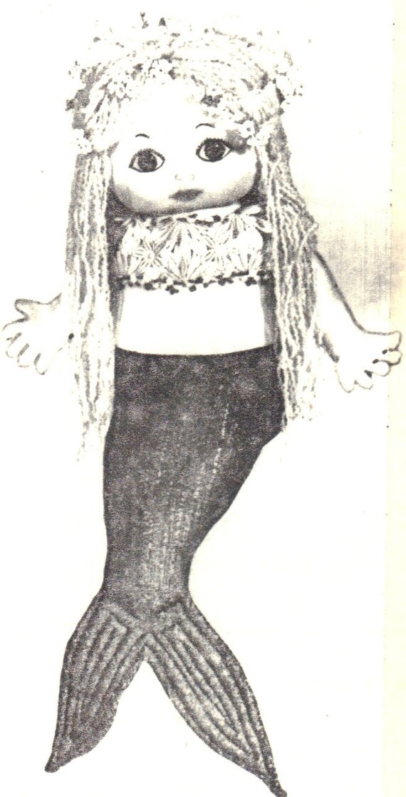 MERMAID Large 25 to 28 Little Mermaid Cloth Fabric | Etsy