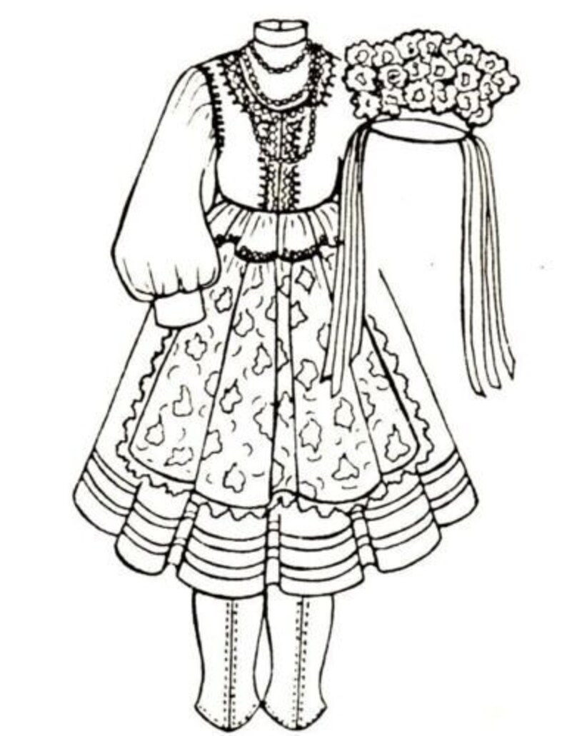 Norway Period Dress Outfit Sewing PATTERN for 18 19 1124 - Etsy