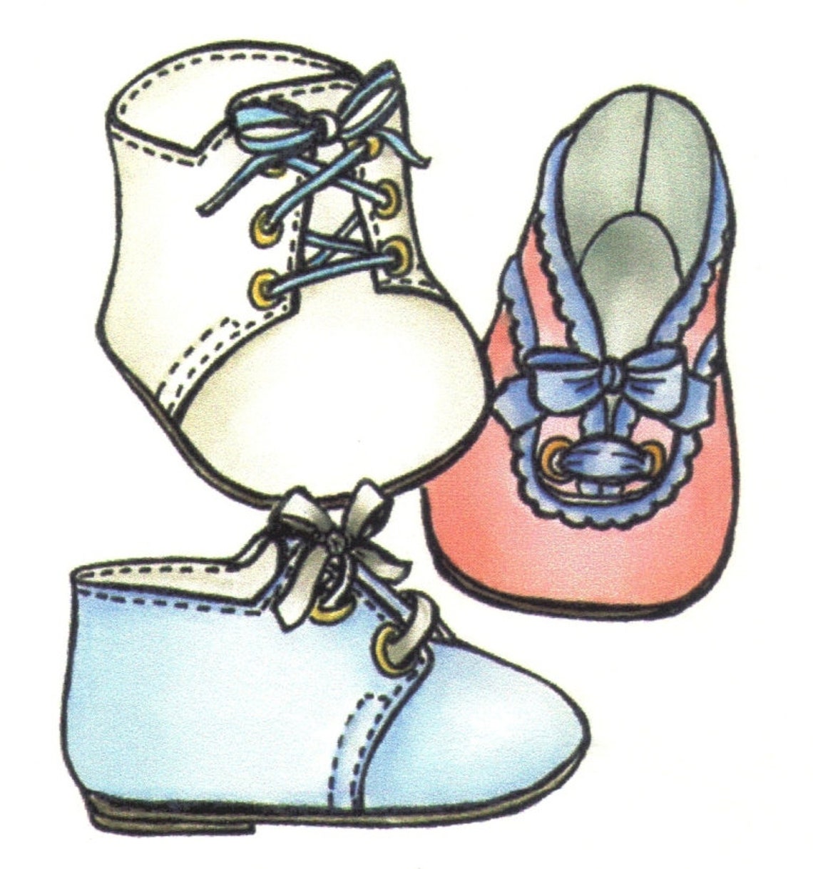 Sewing Pattern Re-born Doll Baby Toddler SHOE Pattern in 8 Different ...