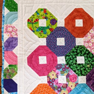 Donut Patchwork Baby Quilt - Etsy