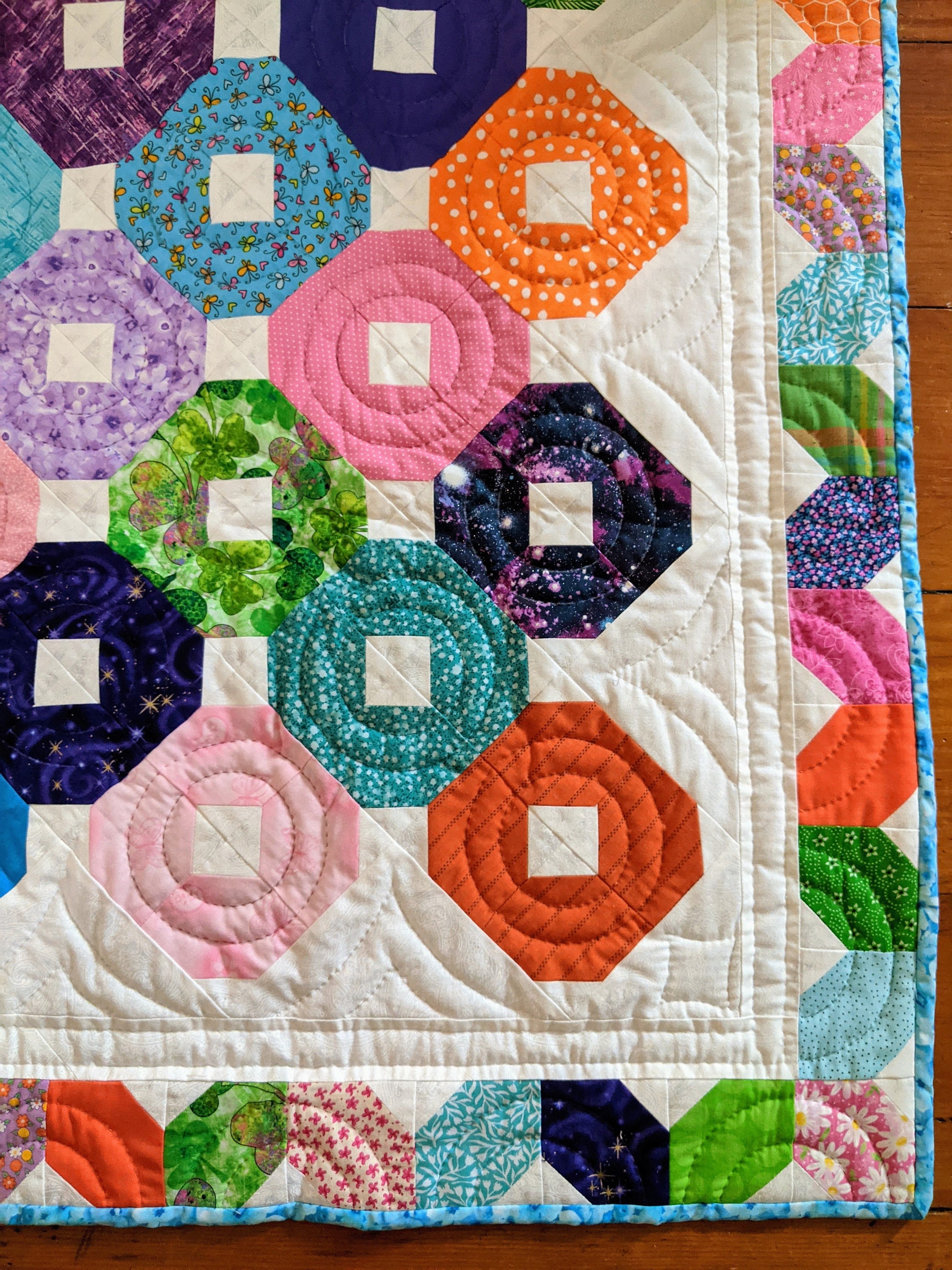 Donut Patchwork Baby Quilt - Etsy