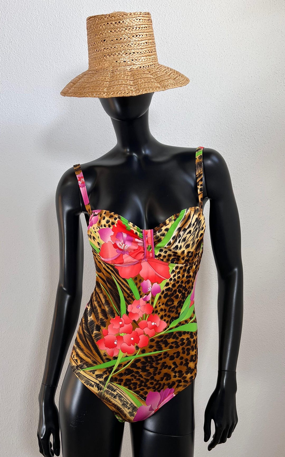 Vintage Leonard Paris Soleil Swimsuit - Etsy