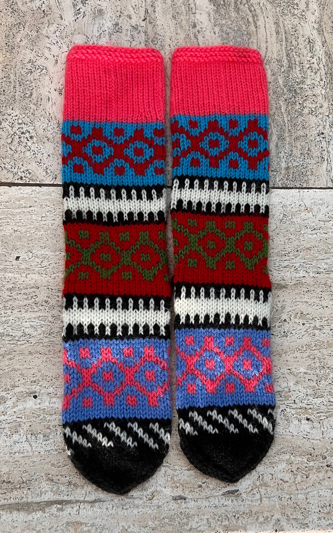 Vintage Wool Socks - Etsy