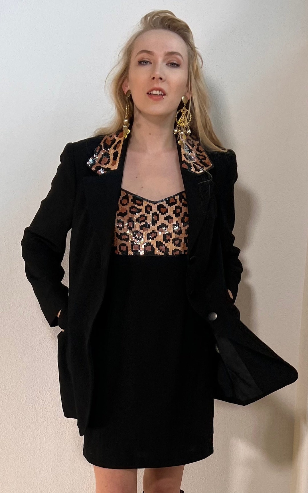 Vintage 90s Leo Suit - Etsy