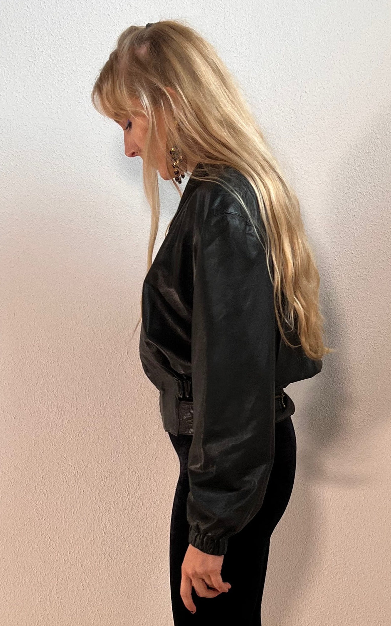 Softest 90s Vintage Ginger Fashion Leatherjacket - Etsy