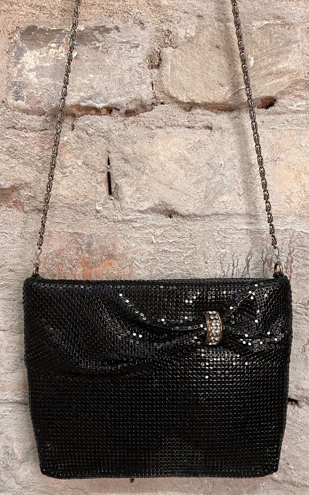 Vintage 70s Metal Bag - Etsy