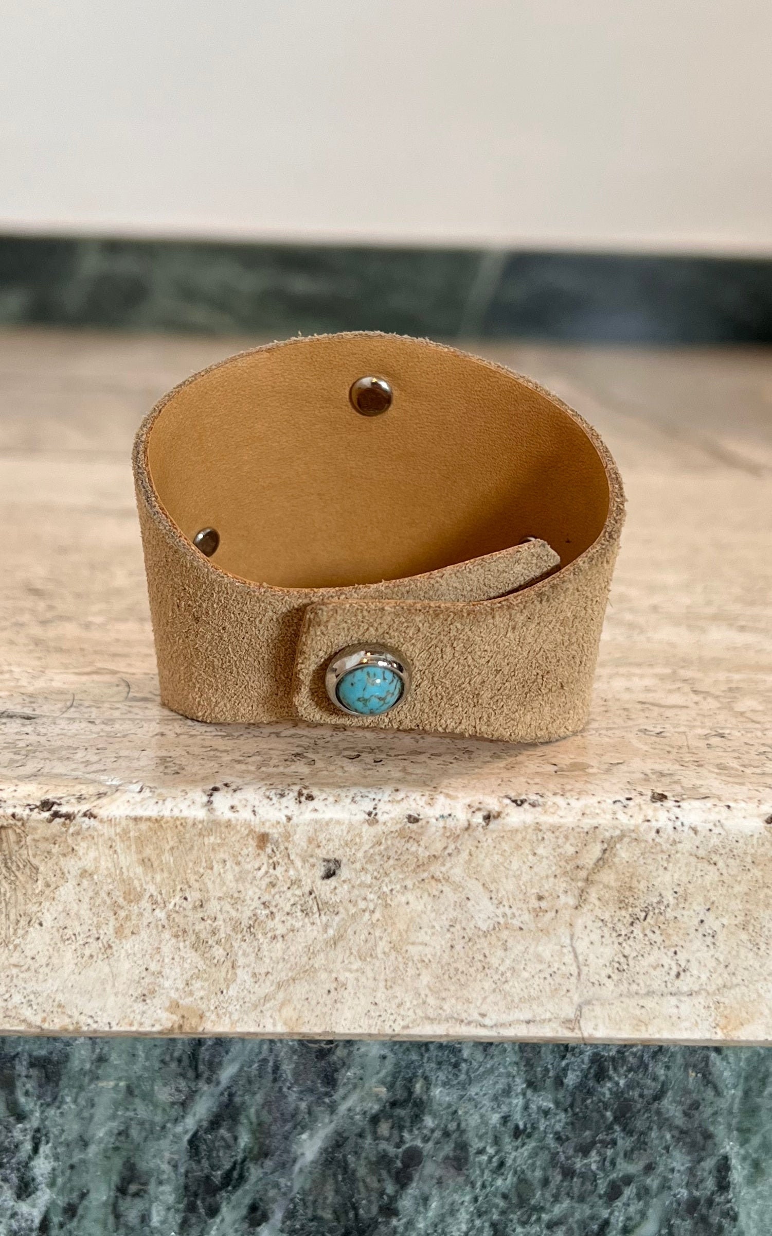 Vintage Suede Western Arm Cuff - Etsy