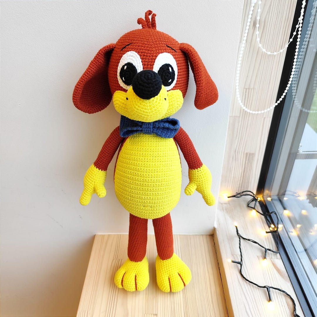 Crochet Dog, Crochet Dog Amigurumi, Crochet PIFF, Amigurumi Dog ...