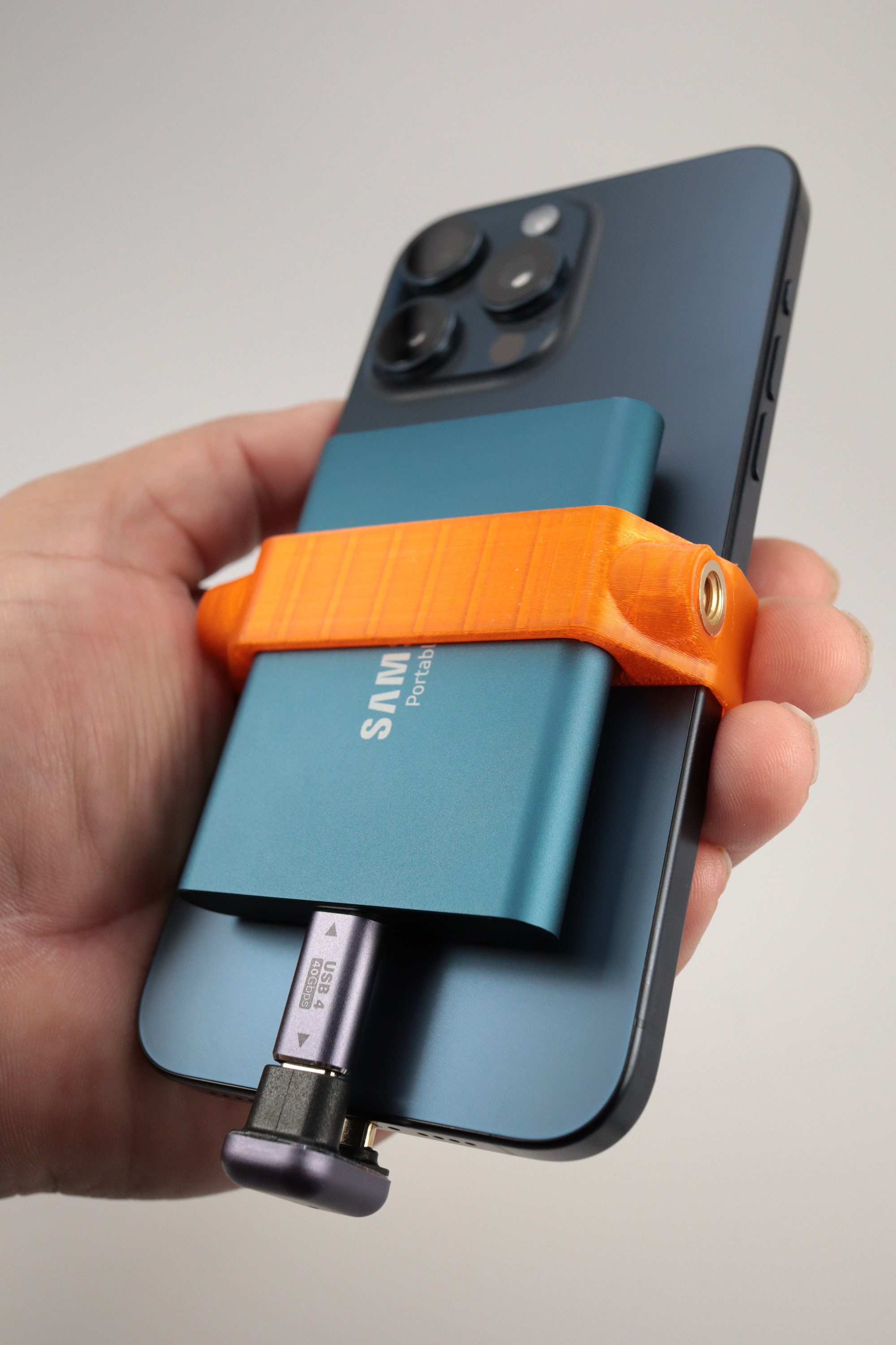 IPhone Pro Max SSD Case Camera Adapter Grip 3D Printed Rig - Etsy