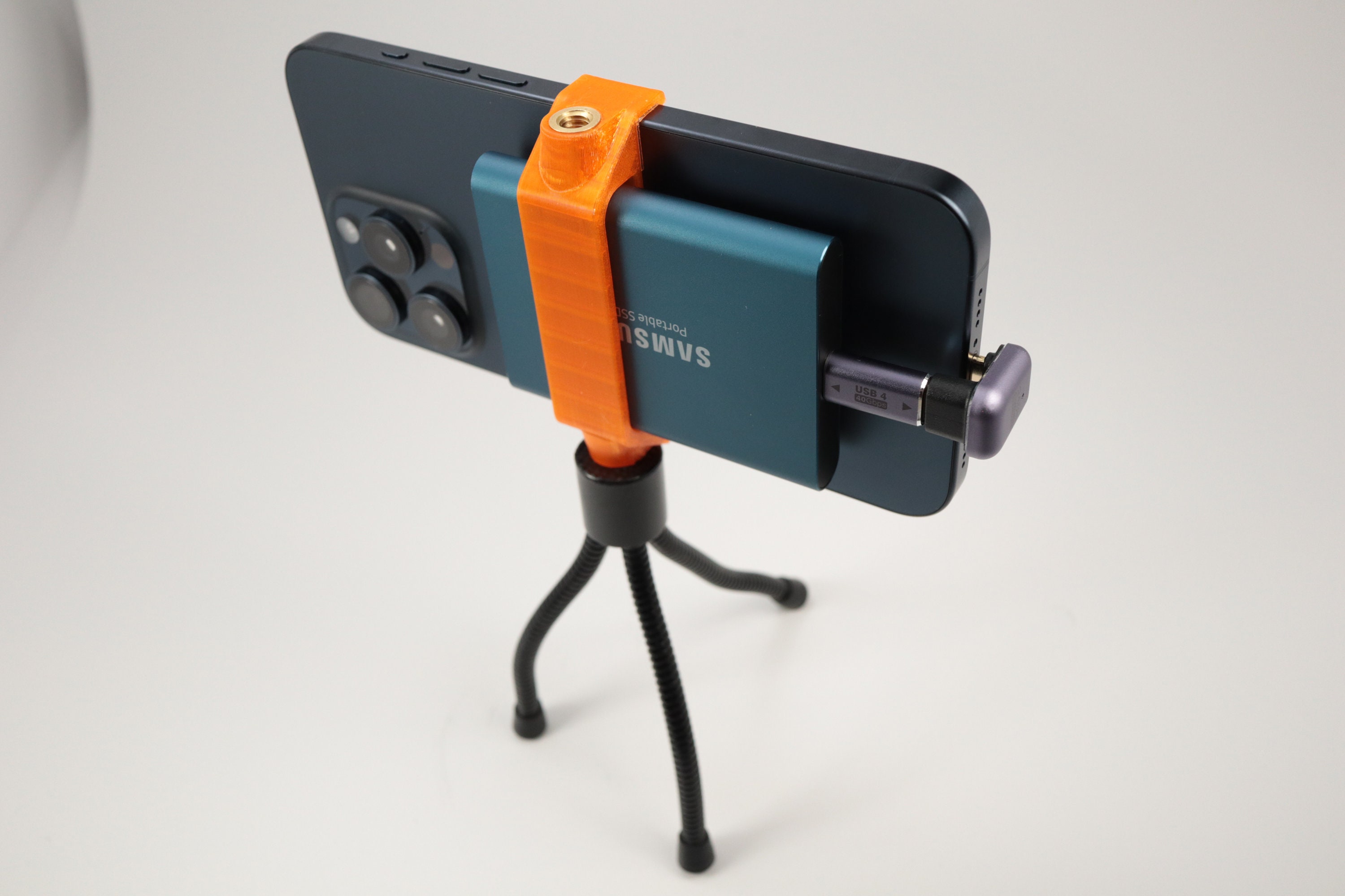 IPhone Pro Max SSD Case Camera Adapter Grip 3D Printed Rig - Etsy
