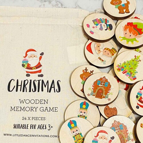 Farm Themed Wooden Memory Game Make a Match Wood Matching - Etsy
