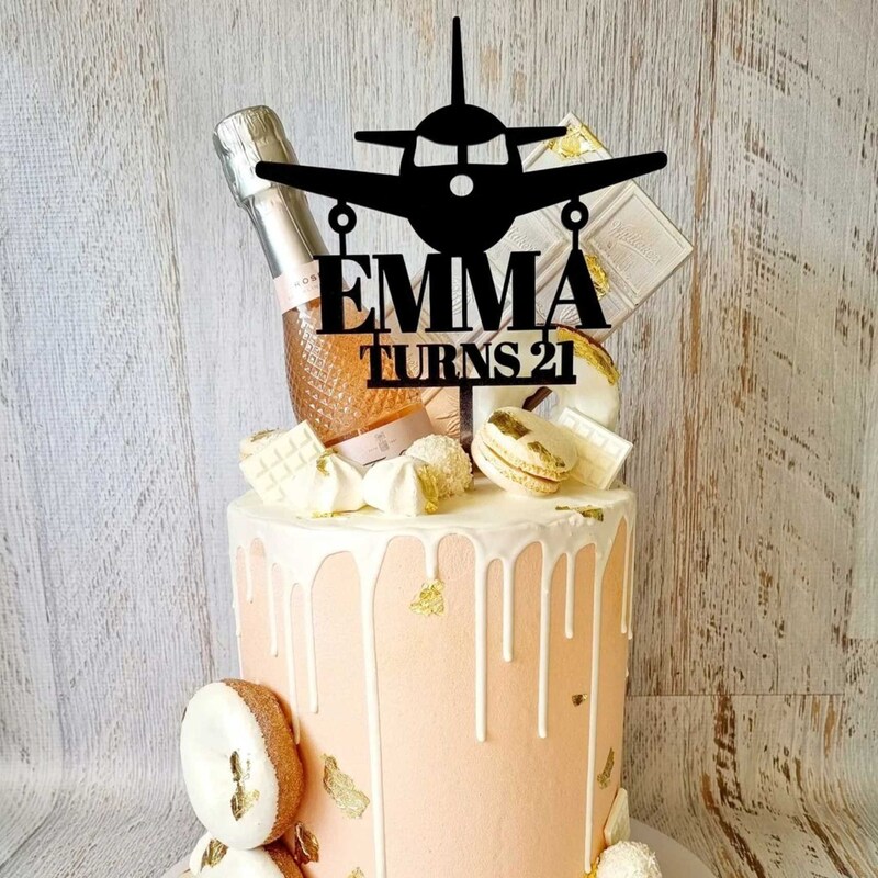 Airplane Cake Topper - Etsy