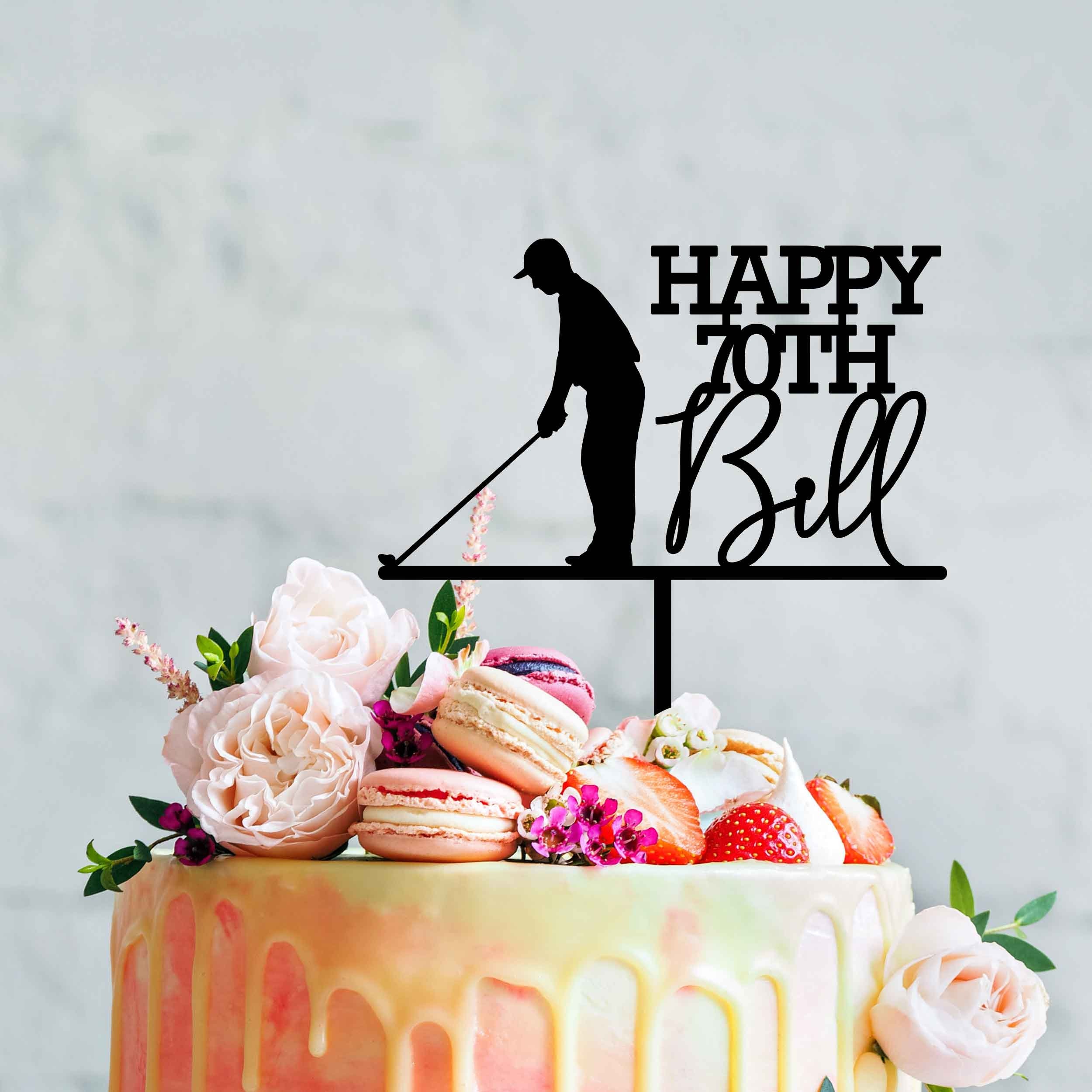 Golfer Cake Topper Golfer Golfing Cake Topper Golf - Etsy Australia