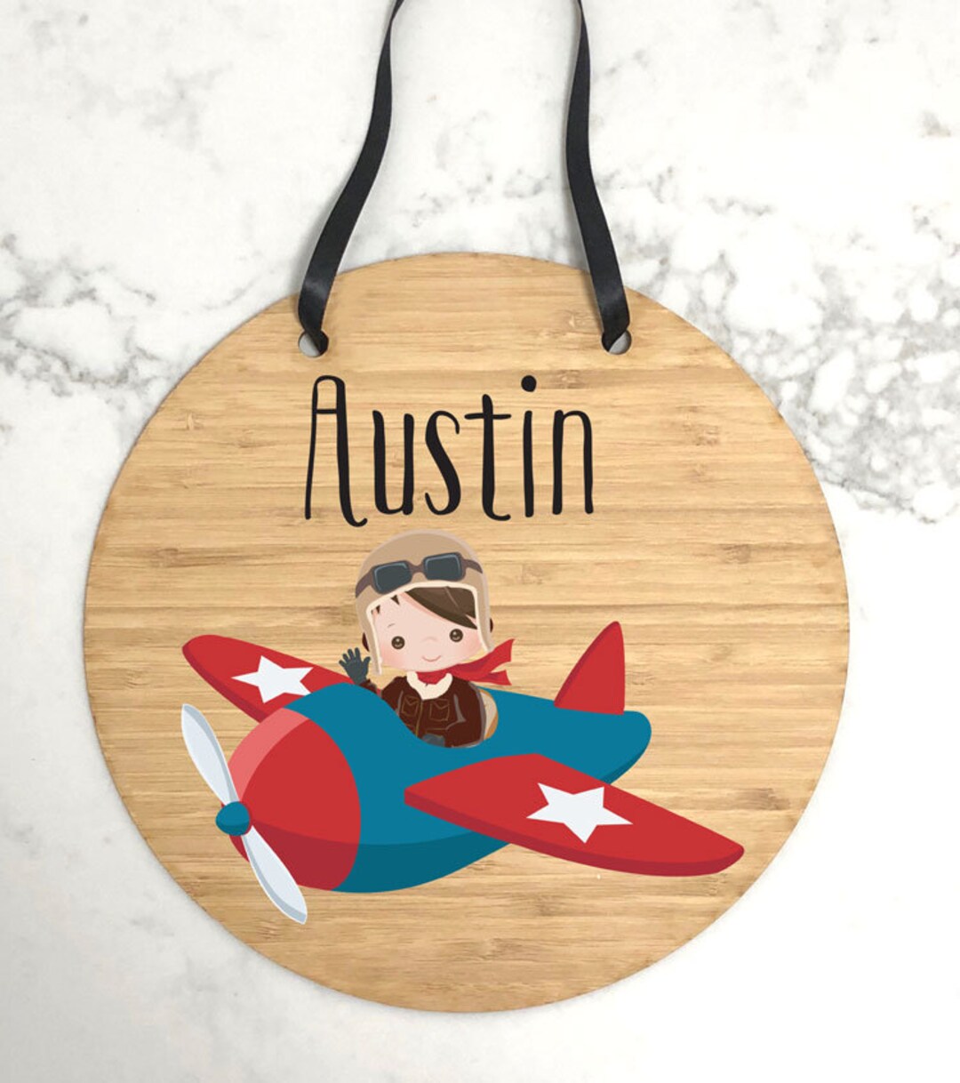 Personalised Pilot Hanging Sign | Pilot | Airplane | Plane | Door Sign ...