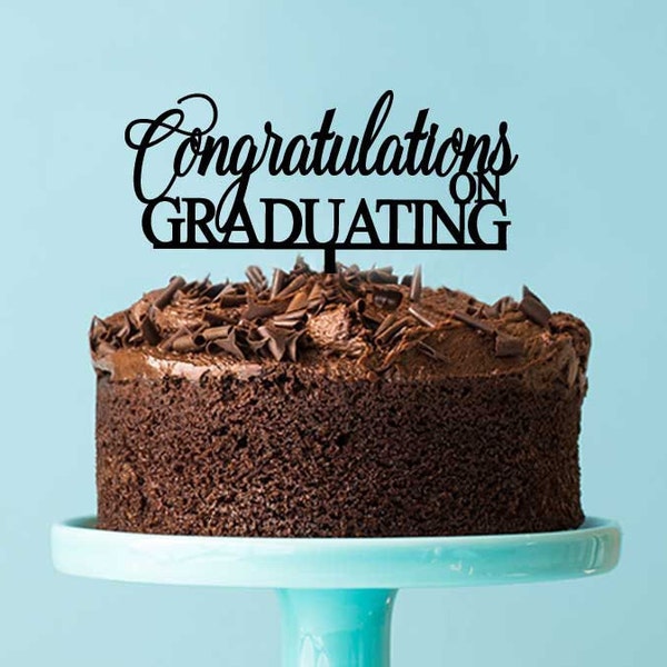 Graduation Congratulations Cake Topper - Etsy Australia