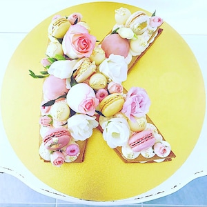 Cookie Cake Stencil - Letter K | Cookie Cake | Lasercut Letters | Large ...