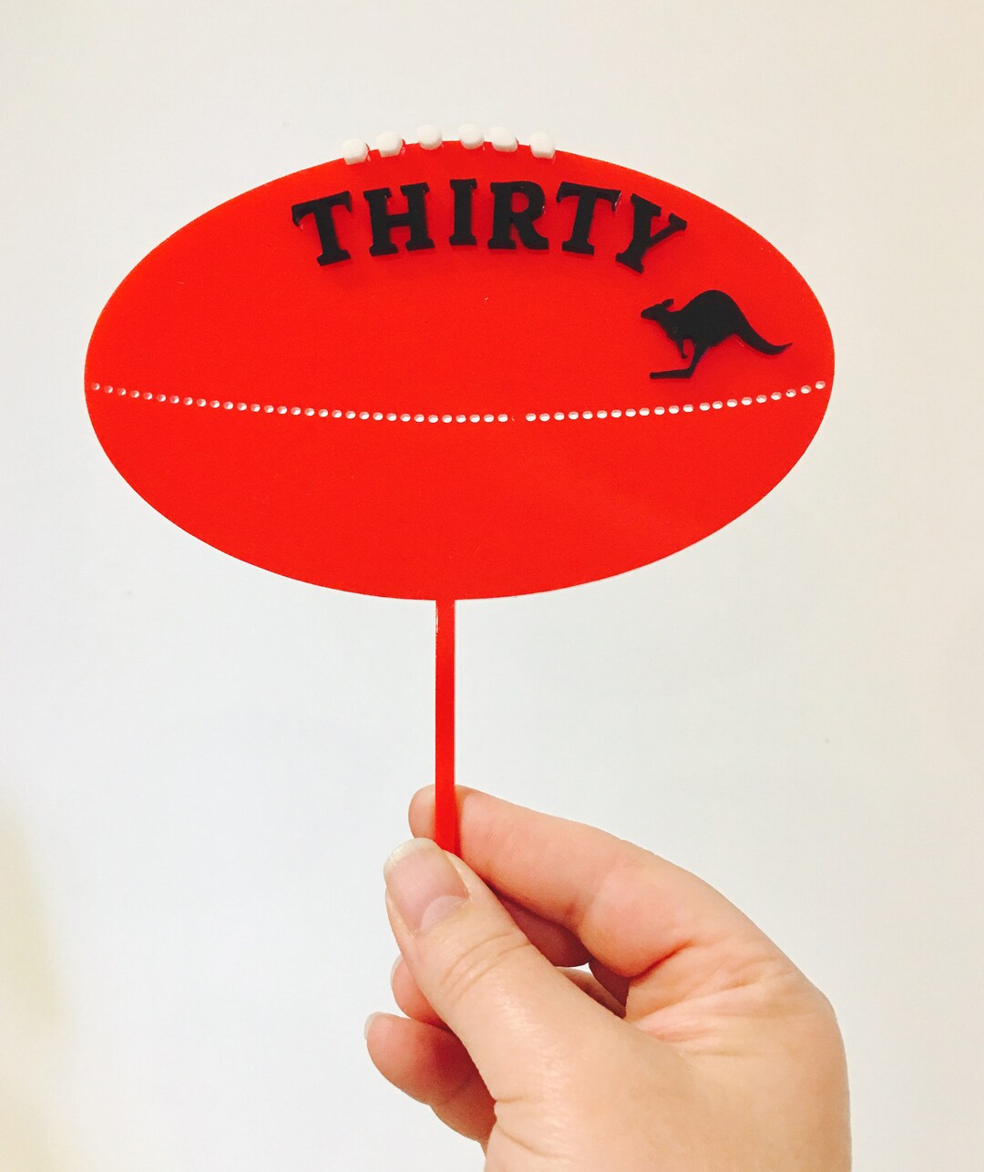 AFL Football Cake Topper – Custom Age – Footy Birthday Gift Topper - Etsy