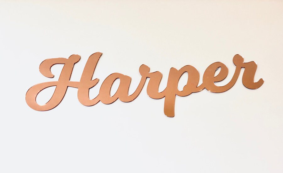 Large Laser Cut Name Script 4 Large Script Sign Large | Etsy