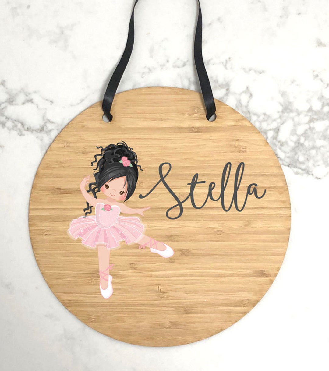 Personalised Ballerina Hanging Sign | Ballerina | Ballet |dance | Door ...