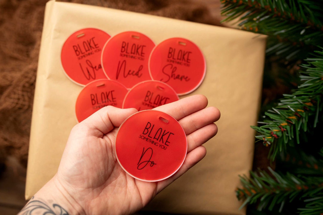 Simplicity Gift Tags, Mindful Gift Tags, Something Gift Tags: Set of 6 ...