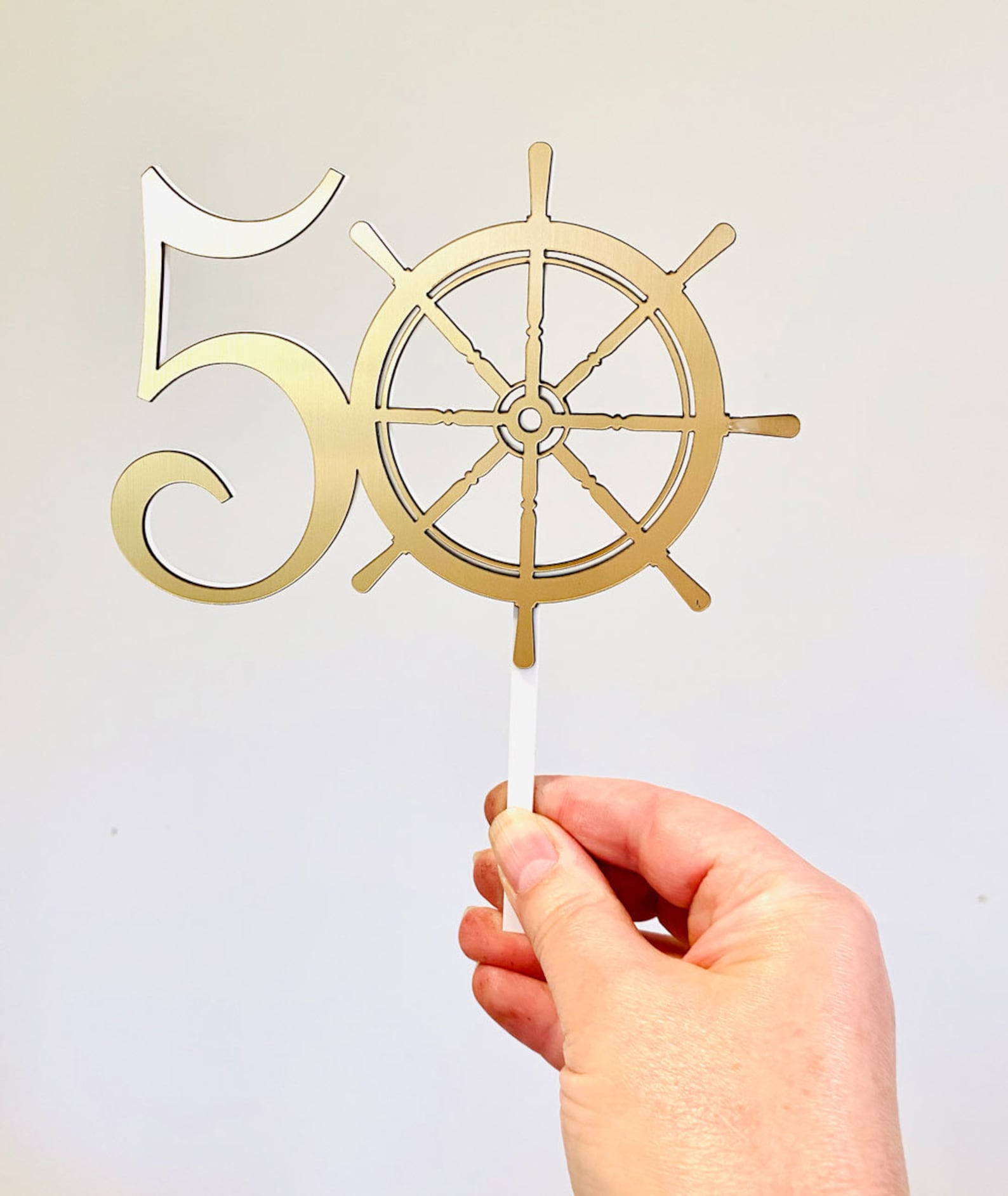 Ship Steering Wheel Cake Topper Boat Themed Birthday Cake - Etsy