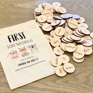 Sight Words - First 100 Words - Reading Learning Tools - Play & Learn ...