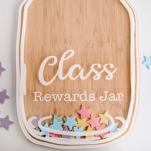 Little Dance Magnetic Classroom Rewards Jar With 150 X Pastel Star ...