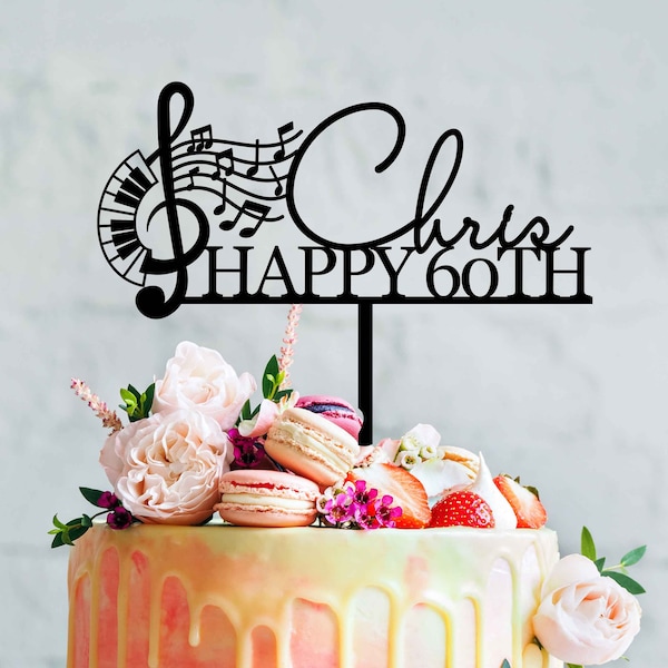 Music Cake Toppers - Etsy
