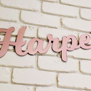 Large Laser Cut Name - Script #4 | Large Script Sign | Large Script ...