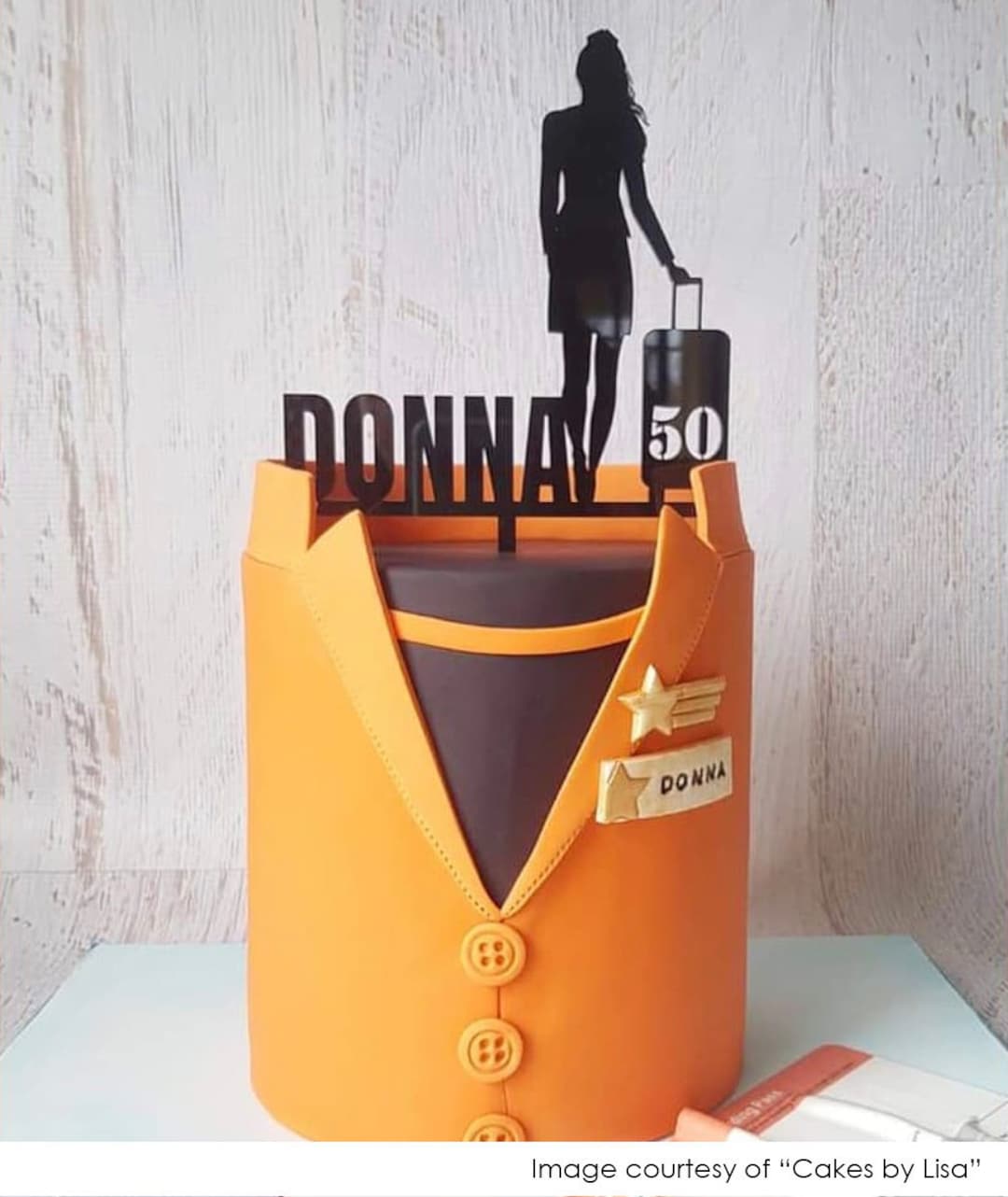Flight Hostess Cake Topper – Travel Gift for Cabin Crew Birthdays - Etsy