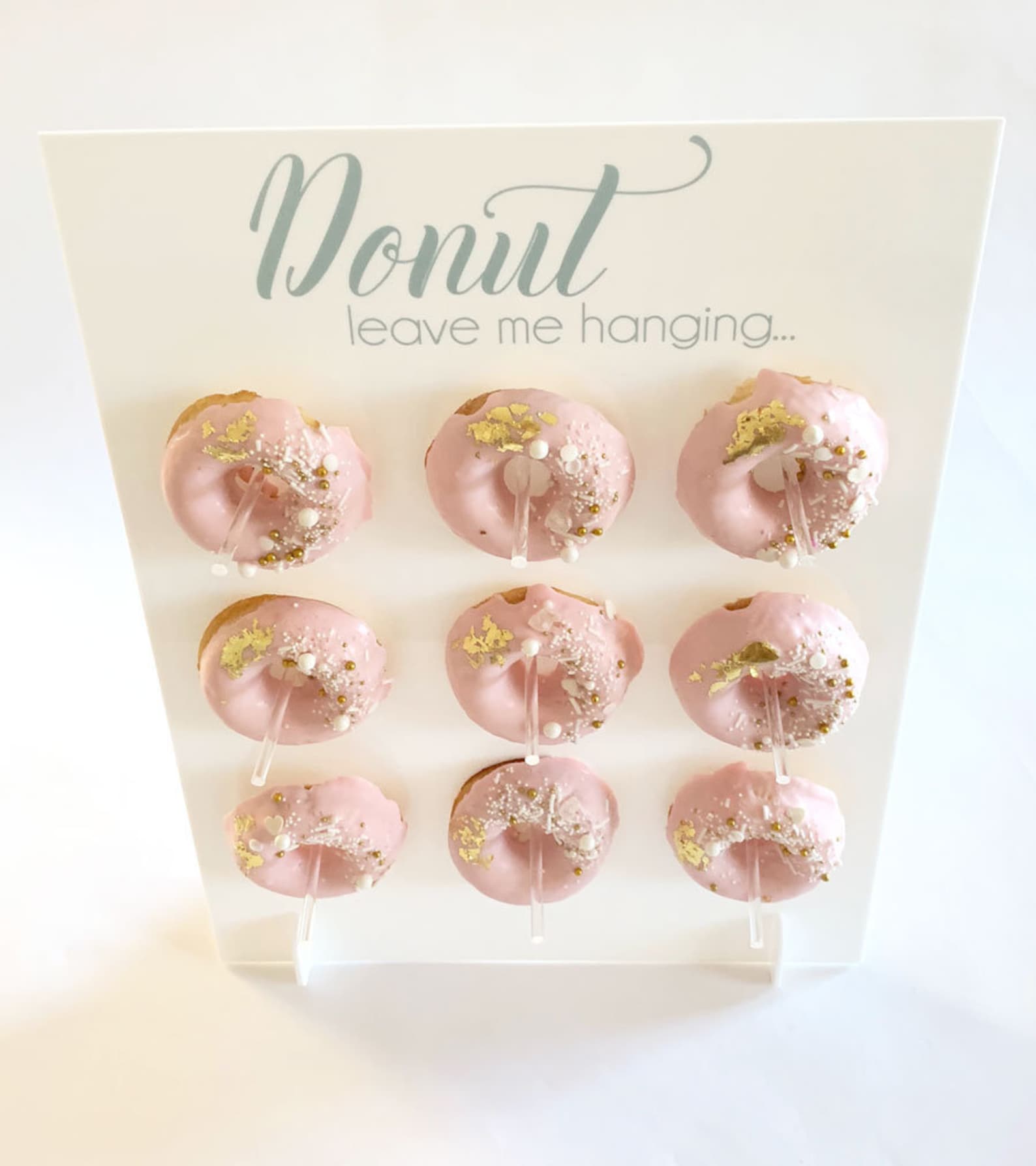 Donut Leave Me Hanging | Donut Wall | Party Food Donut Stand | Wedding ...